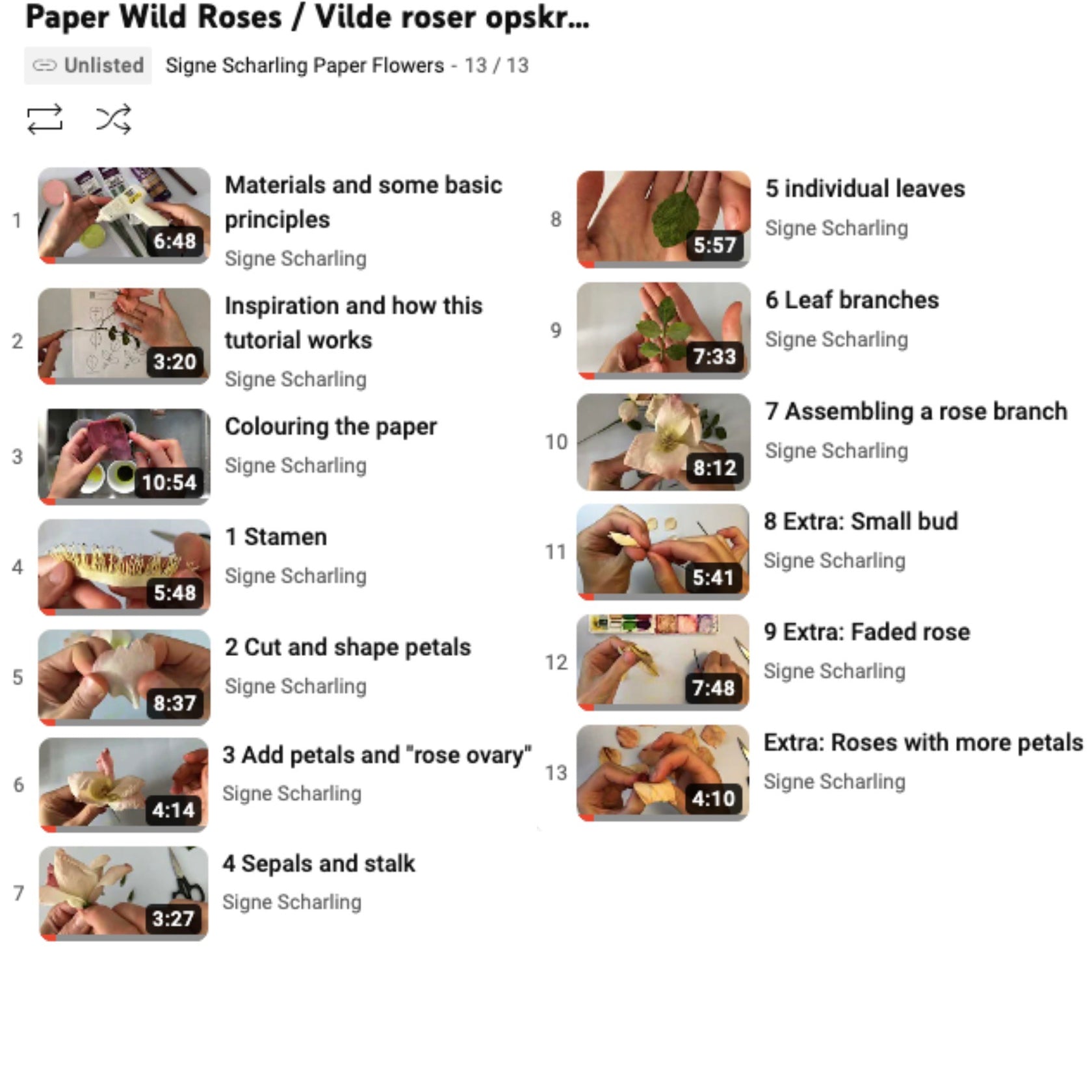 Wild Roses tutorial – Signe Scharling
